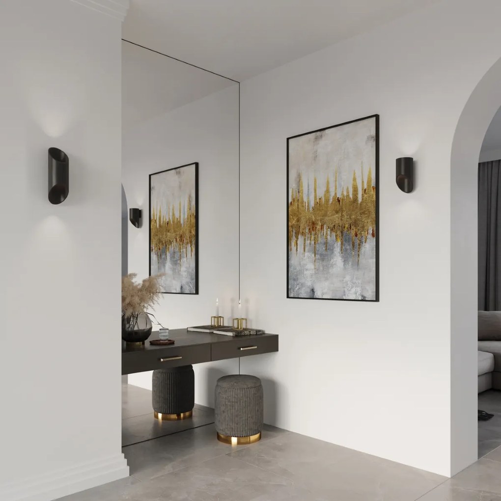 Sollux Lighting Nástěnné svítidlo PENNE 30 černé
