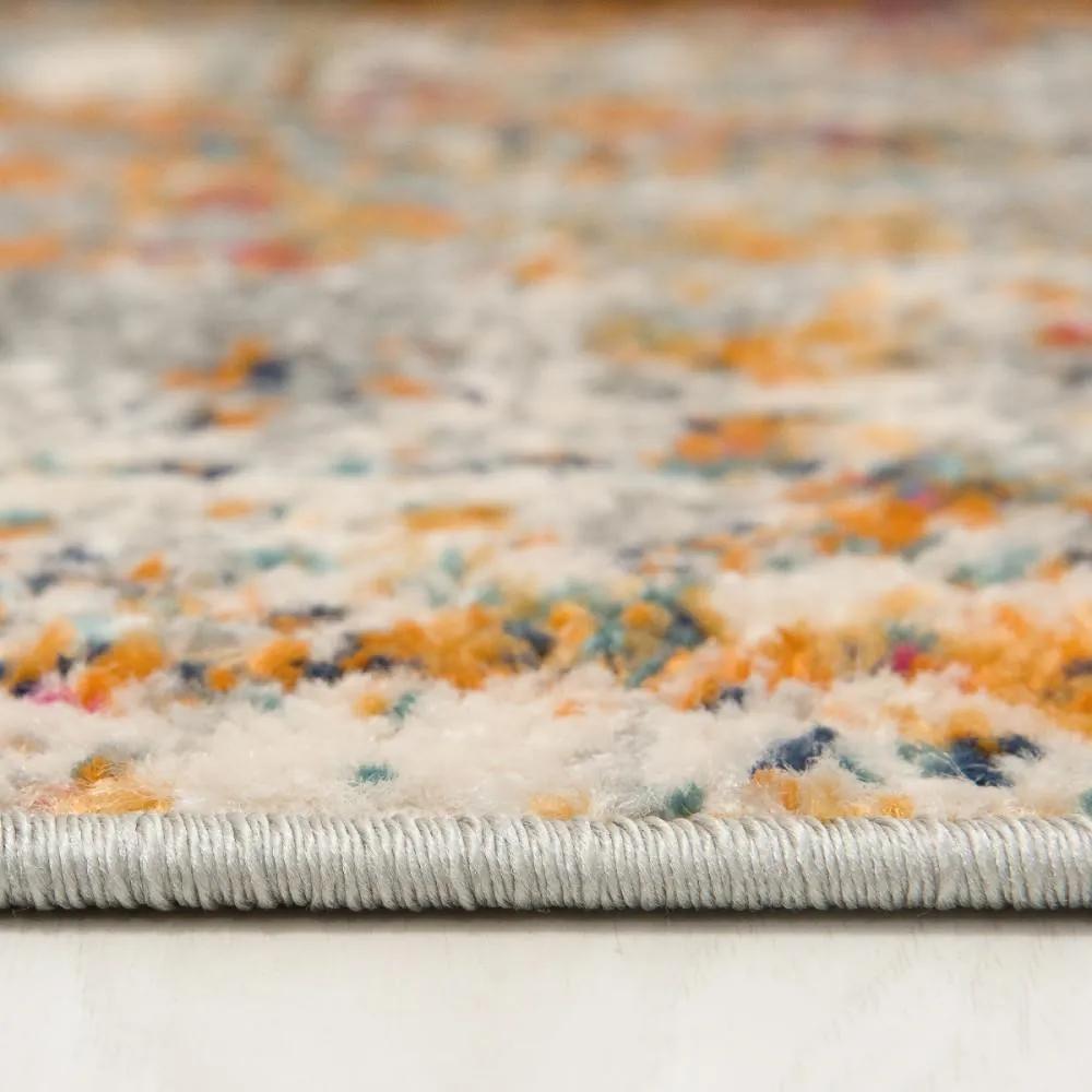 Kusový koberec Atlanta šedo oranžový 160x229cm