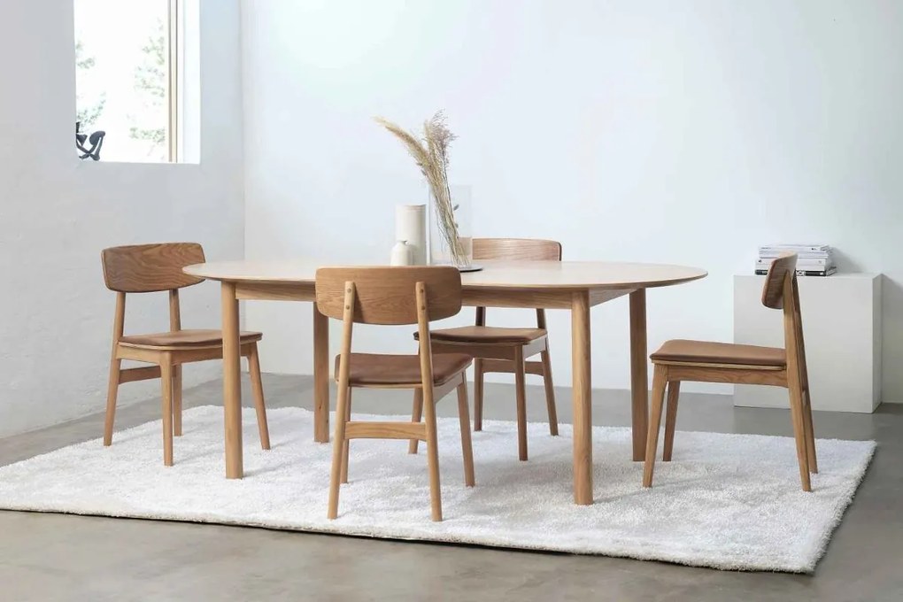 Designová jídelní židle Harper II přírodní