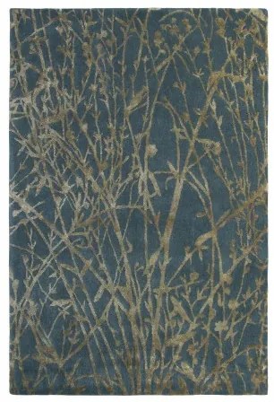 Kusový koberec Meadow burnish 46805 Modrá, Zlatá, Rozměr 140x200 cm Habitat Kod377140x200cm