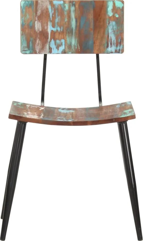 vidaXL Jídelní židle 6 ks masivní recyklované dřevo [3056369]
