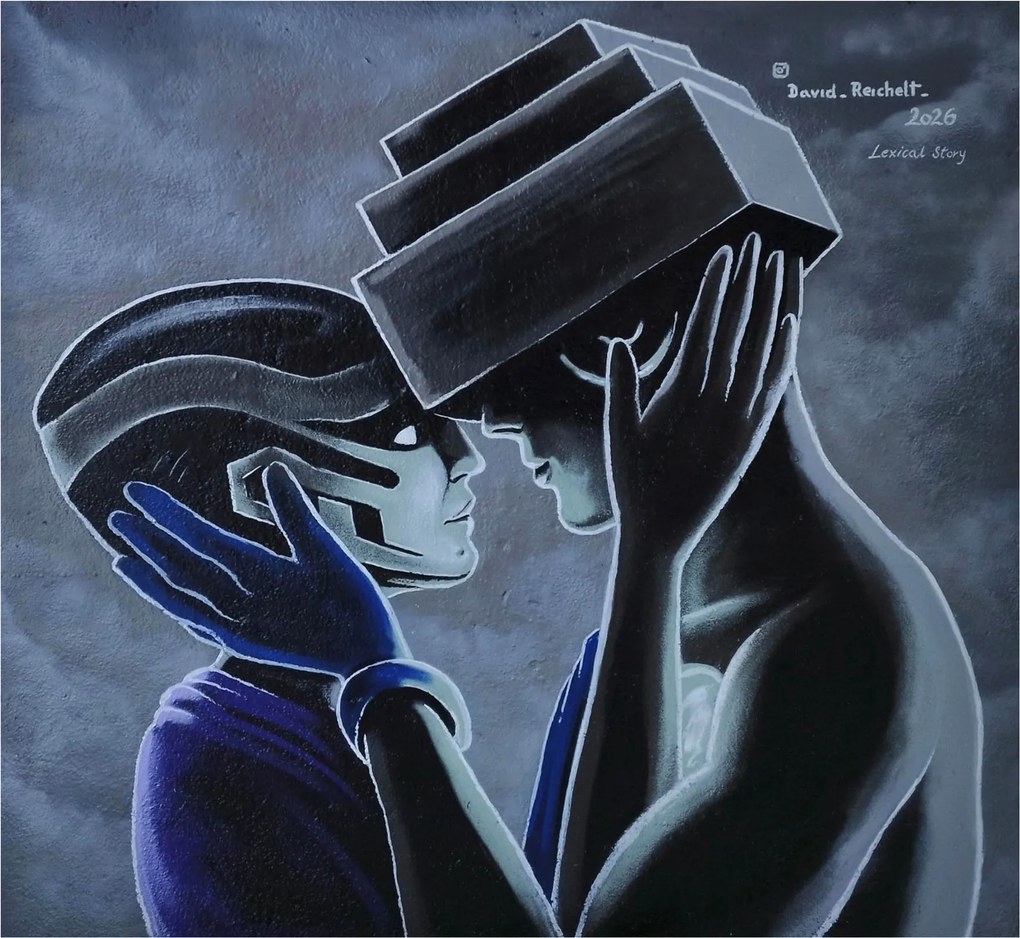David Reichelt | Vzácný okamžik Rám: Černý, Velikost: 40 x 40 cm