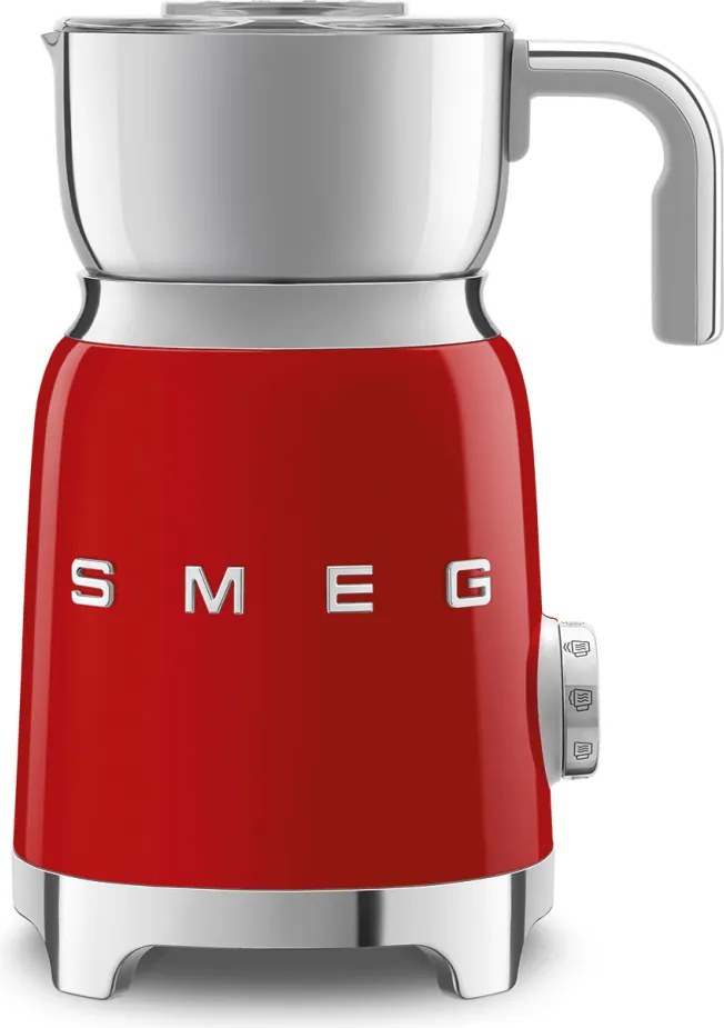 Smeg Napěňovač mléka 50´s Retro Style MFF11, červený MFF11RDEU
