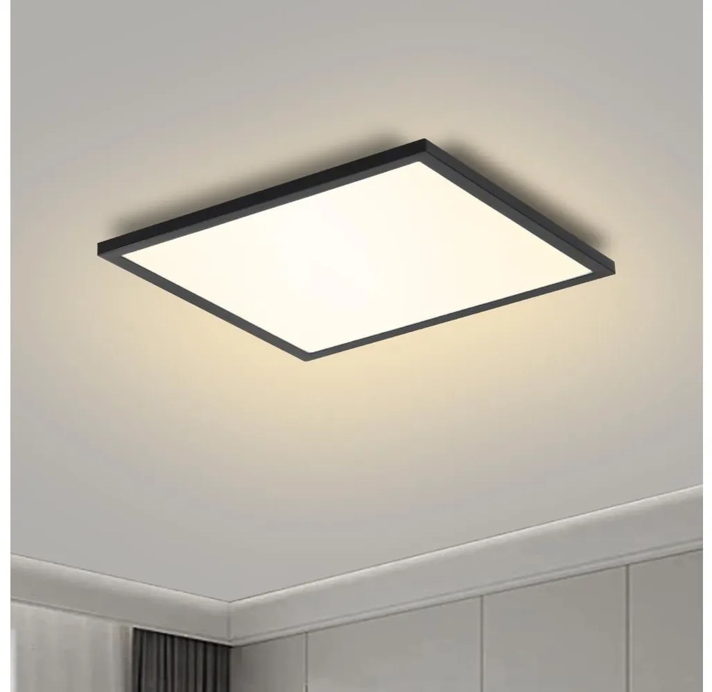 Brilagi - LED Stropní svítidlo SLIMFRAME LED/25W/230V 30x30 cm černá