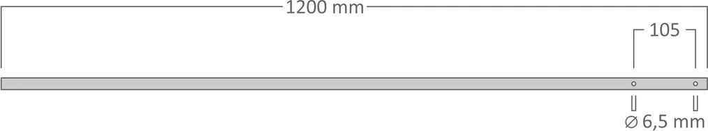 Easy Fix 2D LED světelná hvězda na vrchol stromu, 45 × 70 cm, teple bílá, hliník