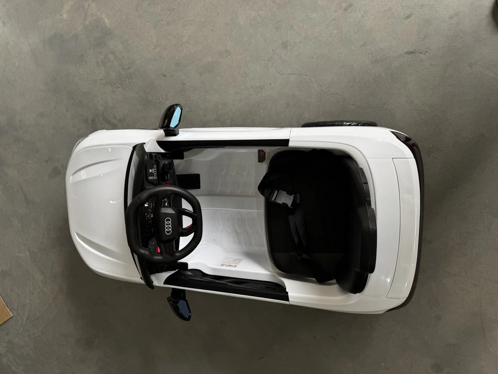 AIYAPLAY Elektrické dětské auto 12V Audi A5L s dálkovým ovládáním, lithiová baterie, 2 motory, dálkové ovládání, růžová