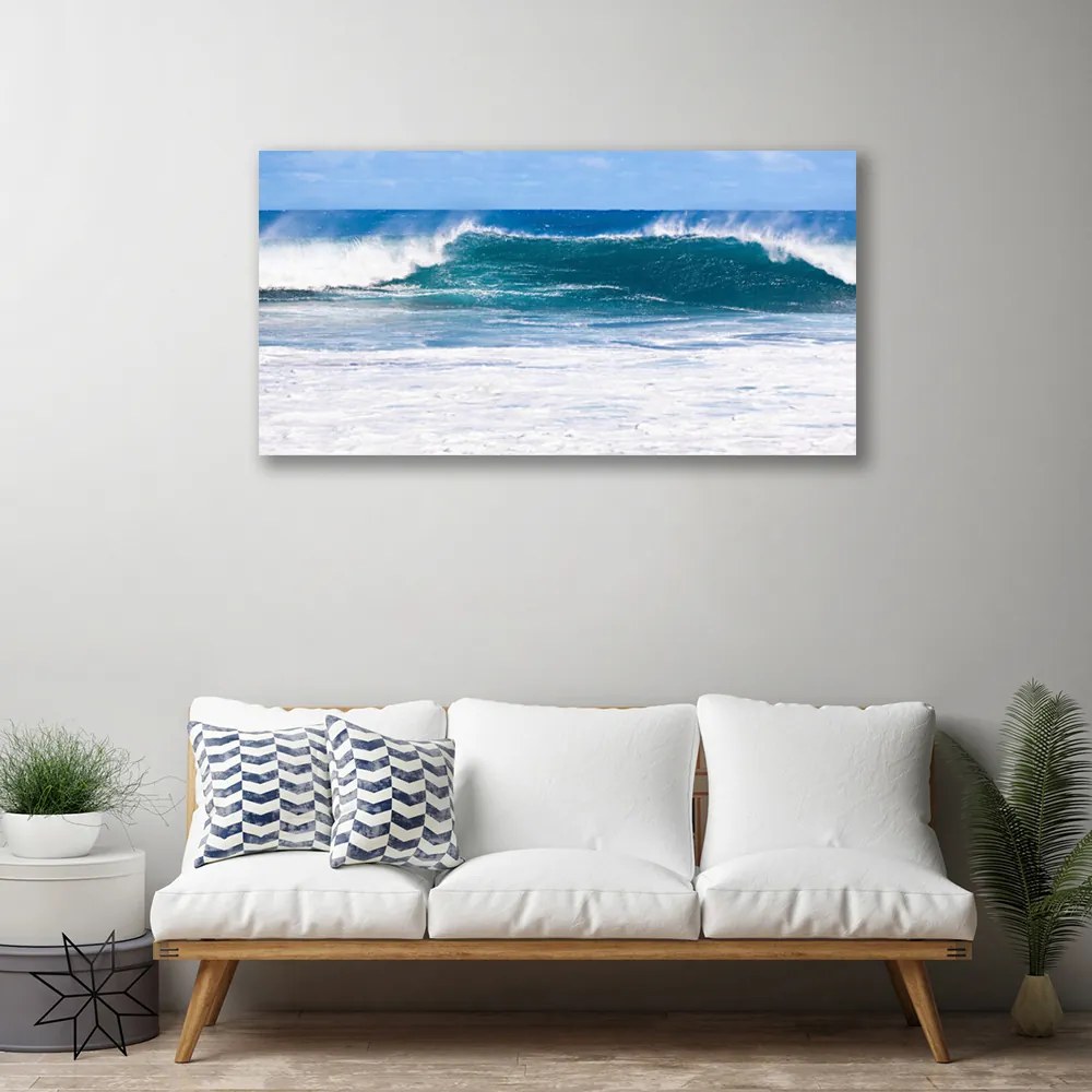 Obraz na plátně Moře Vlna Voda Oceán 120x60 cm