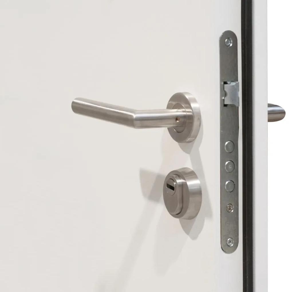 Hliníkové vchodové dveře bílé 110 x 207,5 cm,  3059661