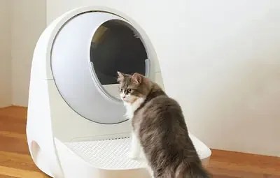 Catlink Pro-X Luxury Version bílá / Inteligentní samočisticí kočičí to