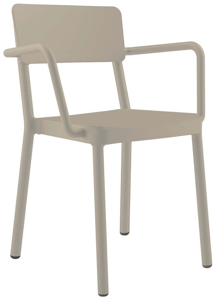 Design2 Židle Lisboa s područkami písková