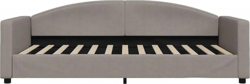 Válenda s přistýlkou taupe 100 x 200 cm textil 3197196