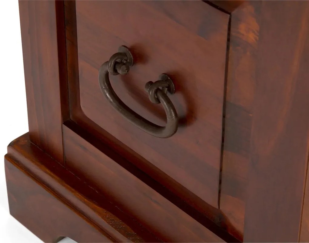 furniture-nabytek.cz - Masivní truhlice Catello z borovicového dřeva, lakovaná, hnědá