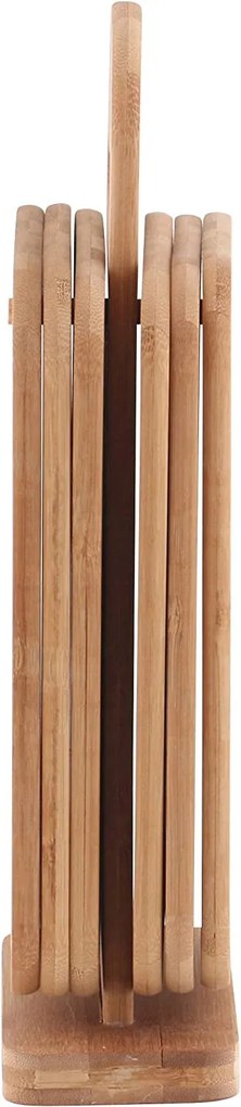 Kesper Sada 6 dřevěných prkýnek na stojanu, akátové dřevo (23x15x1cm)
