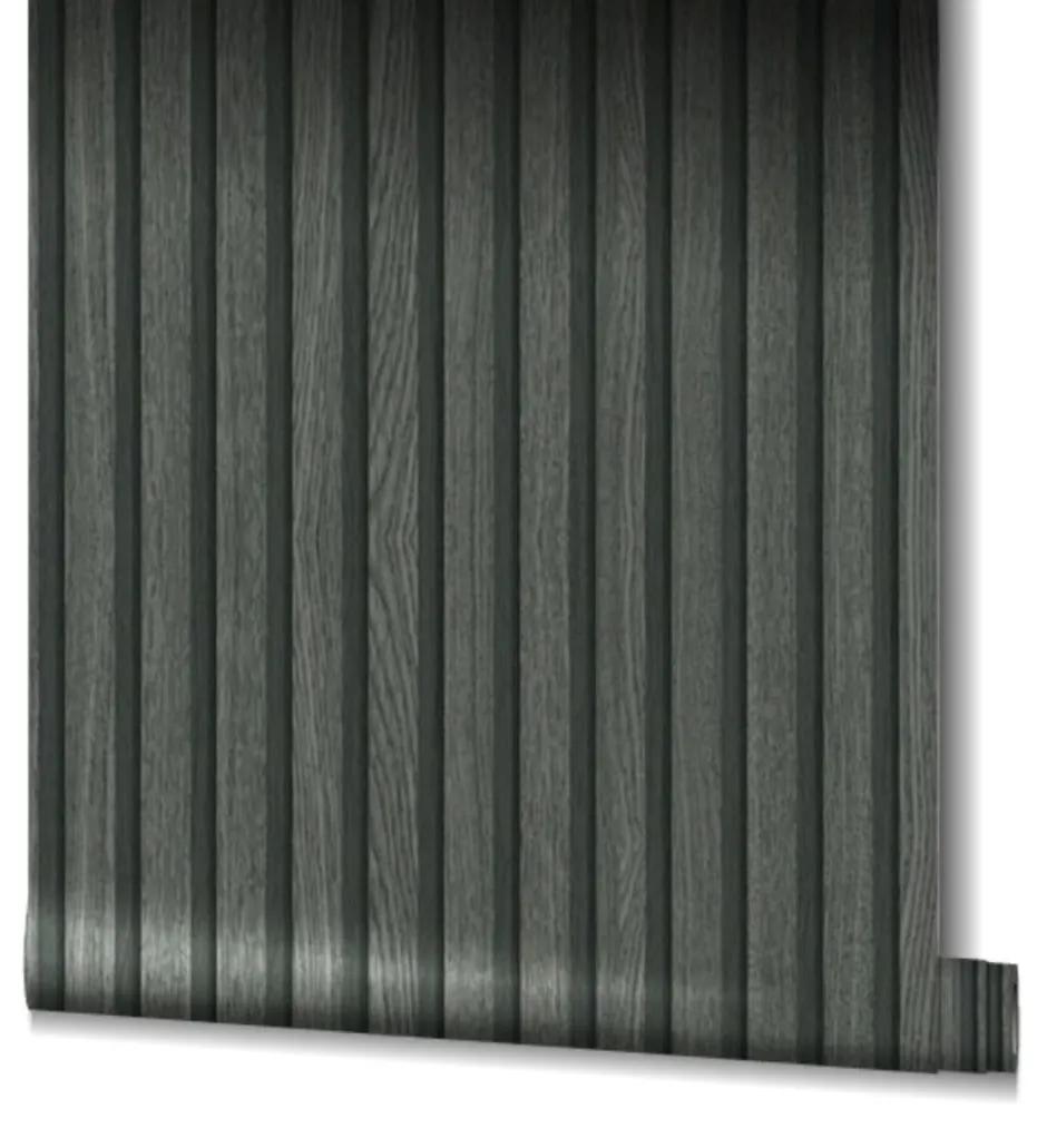 Noordwand Tapeta Botanica Wooden Slats černá a šedá - Default Title