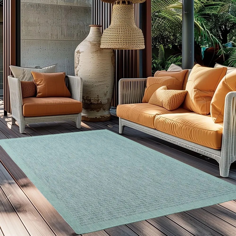 Modrý vnitřní a venkovní běhoun 80x250 cm Giza 1410 – Ayyildiz Carpets