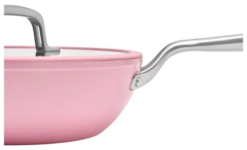 Wok pánev s poklicí/s keramickým povrchem ø 28 cm Meda 3.0 – FABINI