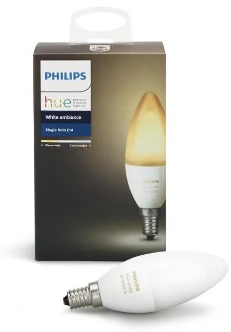 Philips LED Stmívatelná žárovka Philips Hue WHITE AMBIANCE E14/6W/230V 2200-6500K P2361