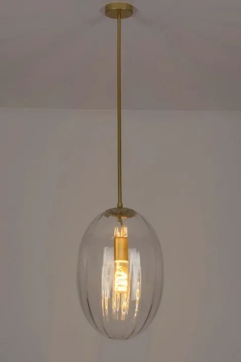 Závěsné svítidlo do kuchyně Art Deco Nomon Gold