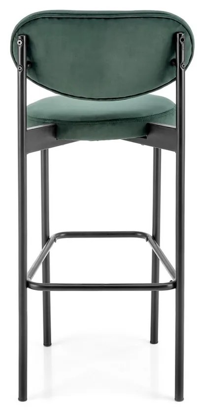 Barová židle Berk, zelená