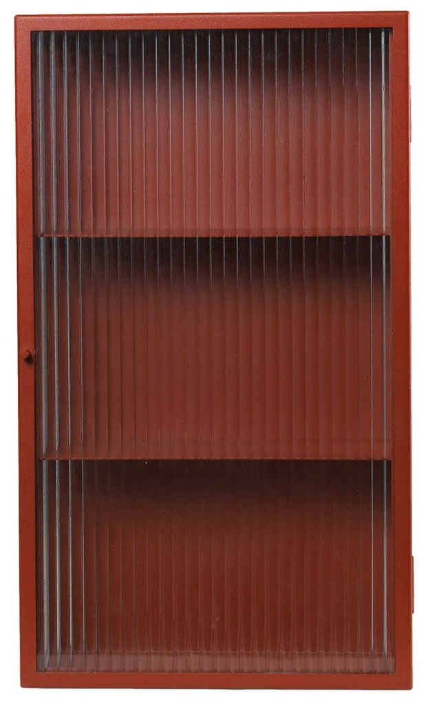 FERM LIVING Nástěnná skříňka Haze Wall, Oxide Red