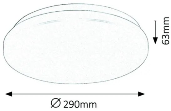 Rabalux 3338 - LED Stropní svítidlo ROB 1xLED/20W/230V