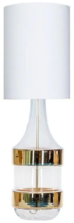 4concepts Designová stolní lampa BIARITZ Barva: Modro-zlatá