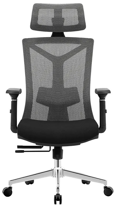 Kancelářská ergonomická židle Neoseat MARCO — látka, černá, nosnost 150 kg
