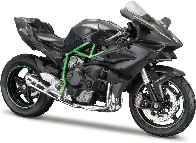 Maisto kawasaki ninja h2 r 1:12 + stpjan