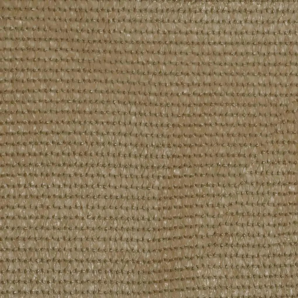 Balkonová zástěna taupe 75 x 600 cm HDPE 310959