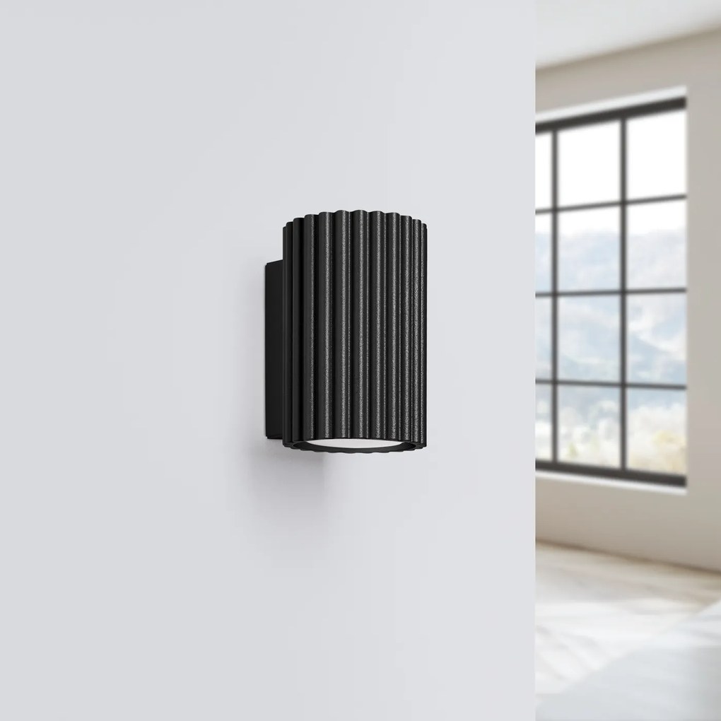 Sollux Lighting Nástěnné svítidlo KARBON 10 černé