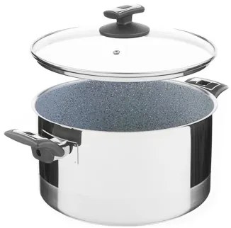 KOLIMAX - české nerezové nádobí Hrnec s poklicí KOLIMAX CERAMMAX PRO COMFORT - granit šedý, 26 cm, 8,0 l