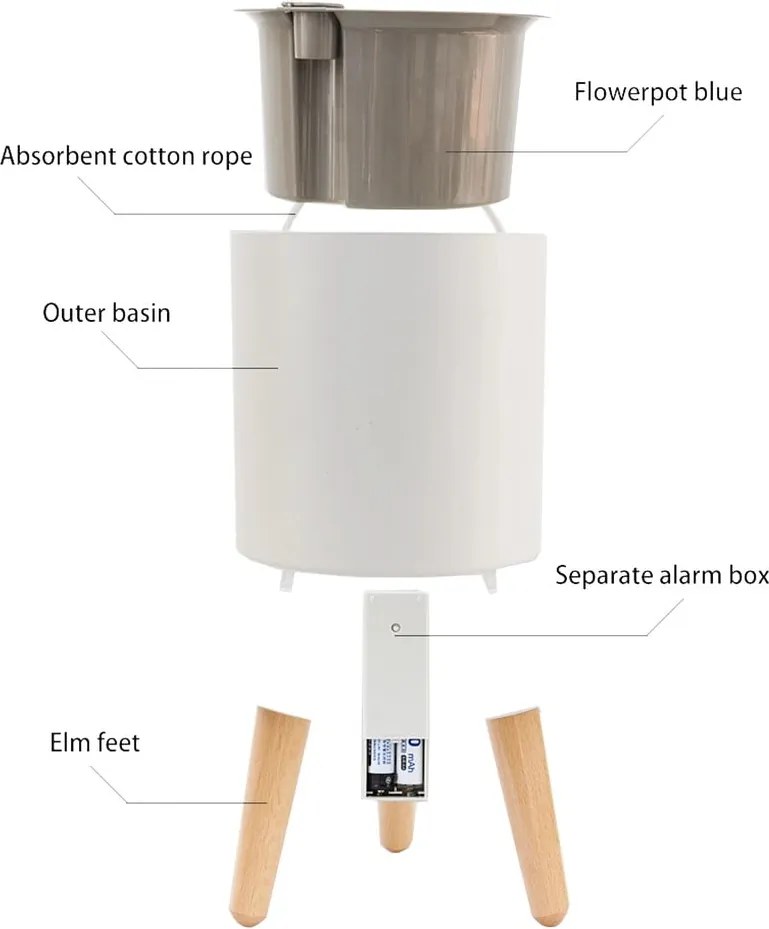 Plastový samozavlažovací květináč ø 19 cm Calla - Tomasucci