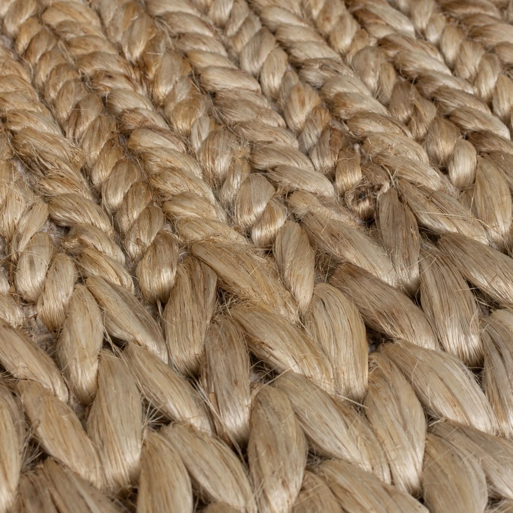 Flair Rugs, Kusový koberec Drew Braid Border Natural, 160x230, béžová, chodba / předsíň