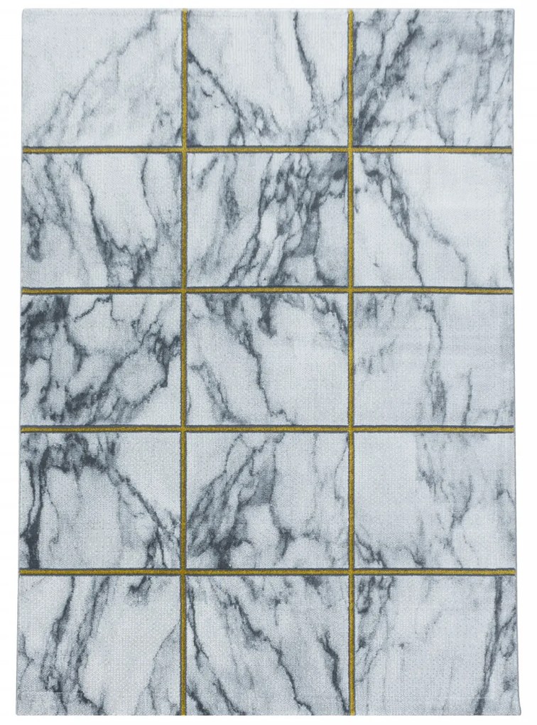 Ayyildiz, Kusový koberec Naxos 3816 gold, 140x200, šedá, kancelář