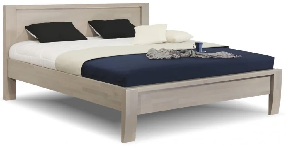 Masivní postel ERIKA senior, jádrový masiv buk VYKONA, 160x200 cm