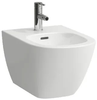 Laufen Lua - Závěsný bidet, otvor pro baterii, bílá H8300810003021