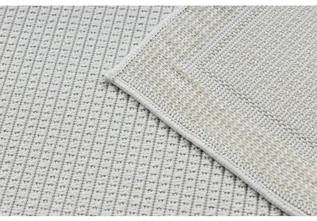 Dywany Luszczow Kusový koberec, běhoun TIMO 5979 SISAL venkovní rám bílý Rozměr koberce: 60 x 300 cm