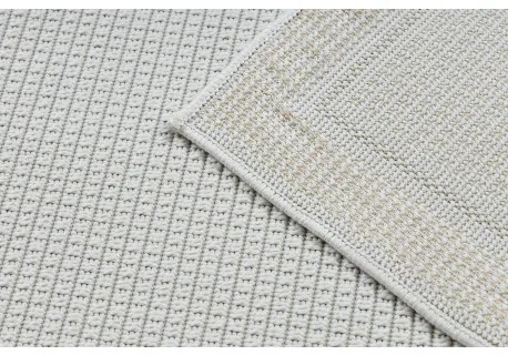 Dywany Luszczow Kusový koberec, běhoun TIMO 5979 SISAL venkovní rám bílý Rozměr koberce: 70 x 250 cm