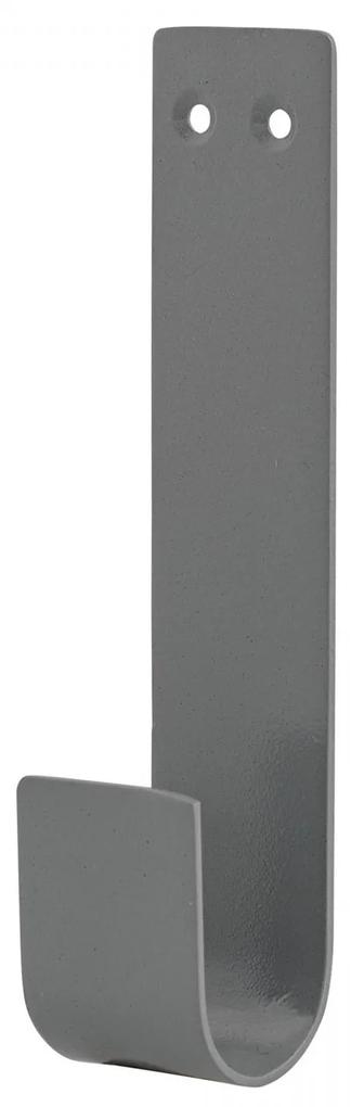 Bloomingville Kovový věšák Cool grey, šedá barva, kov