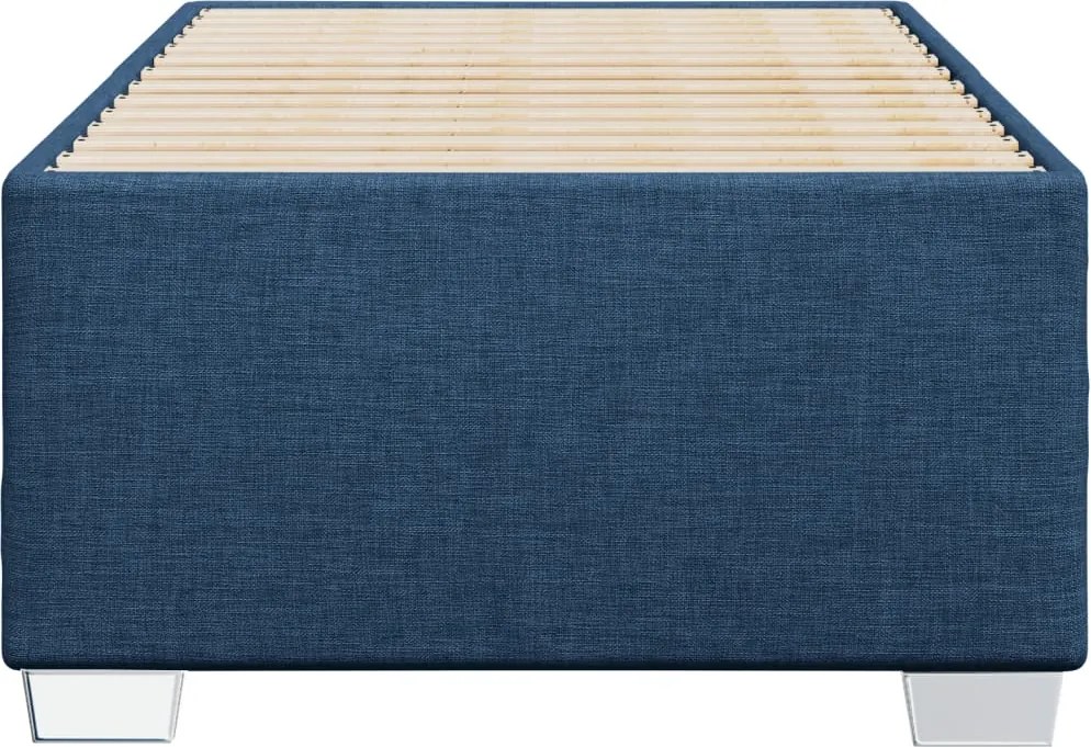 Rám postele bez matrací modrá 90x200 cm textil 3284449