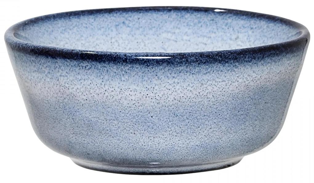 Bloomingville Keramická mini miska Sandrine Blue, modrá barva, keramika