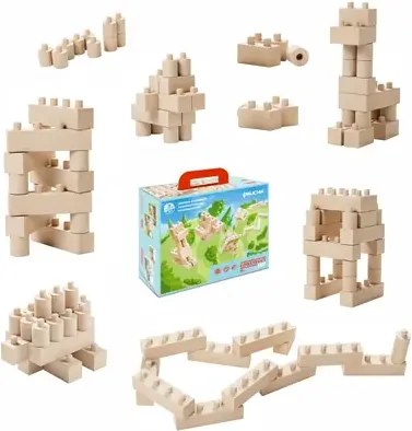 Walachia Dřevěná skládací stavebnice Construct easy / od 3 let / 46 dí