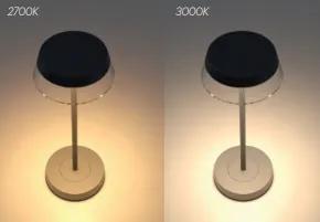 Redo Iluna exteriérová stolní LED lampa Barva: Matná Černá