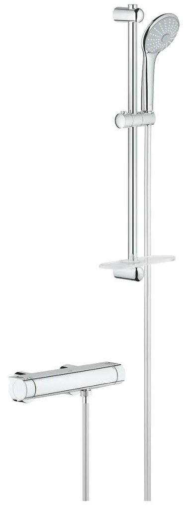 Grohe Grohtherm 2000 - Termostatická sprchová baterie, sprchová souprava 60 cm, chrom 34195001