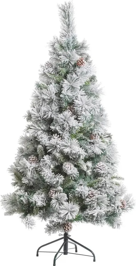 Umělý vánoční stromeček se zasněženými větvemi, 150 cm