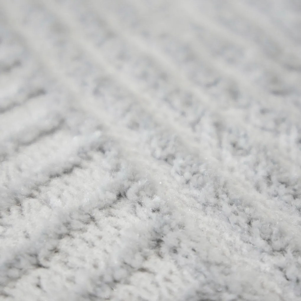 Angel Carpet, Kusový koberec Zafiro 25 Grey, 80x150, šedá, kancelář