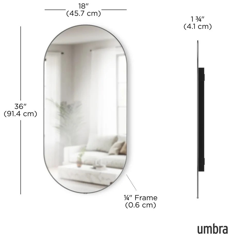 Nástěnné zrcadlo 46x91 cm Hubba – Umbra