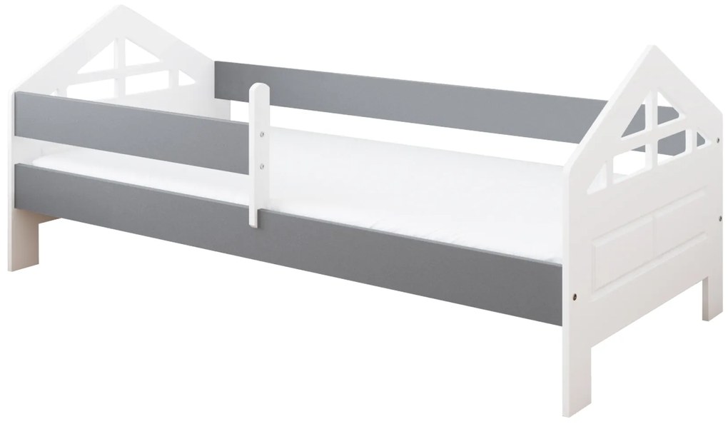 BabyBeds Dětská postel ALA Velikost postele: 160x80 cm, Barevné provedení: Dub, Úložný prostor: Ne, bez úložného prostoru Bílá