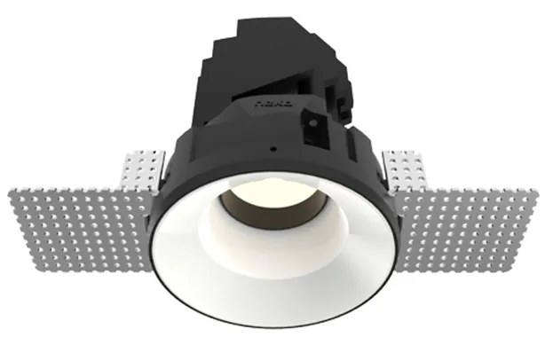 Bezrámečkové vestavné nastavitelné svítidlo Sense Round Trimless Black Průměr: 100 mm, Teplota chromatičnosti / Stmívání: 4000 Kelvinů /…