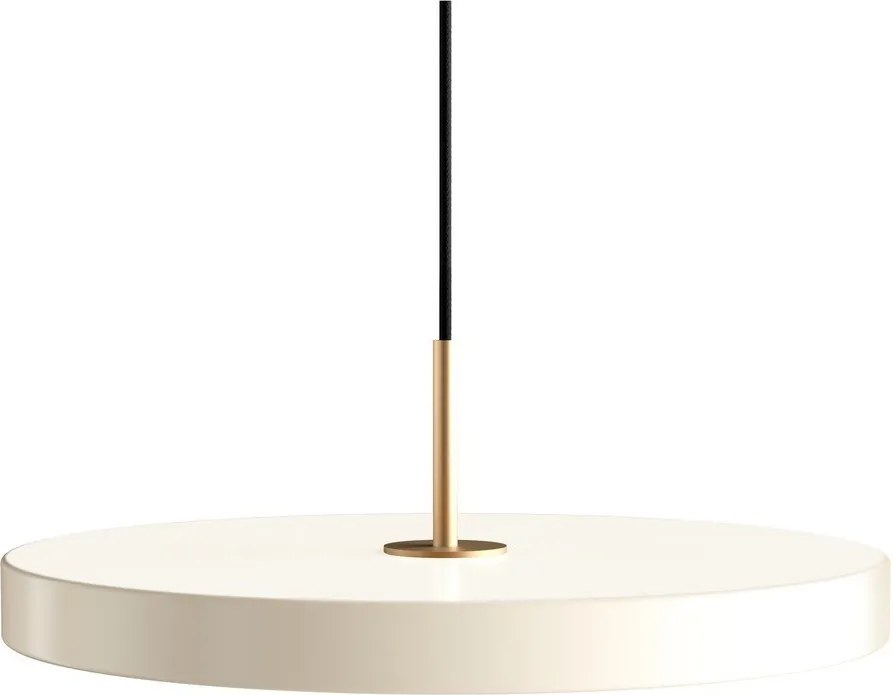 Krémové LED stmívatelné závěsné svítidlo s kovovým stínidlem ø 43 cm Asteria Plus Medium – UMAGE